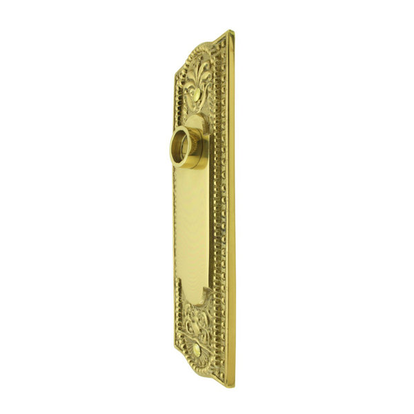 The Renovators Supply Inc. Solid Beaded Door Back Plate | Wayfair