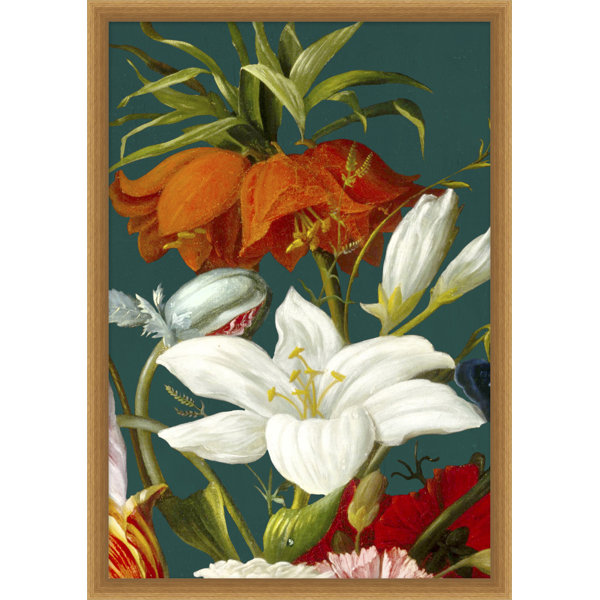 Lillian August Baroque Bouquet Baroque Bouquet 8 Framed On Paper by ...