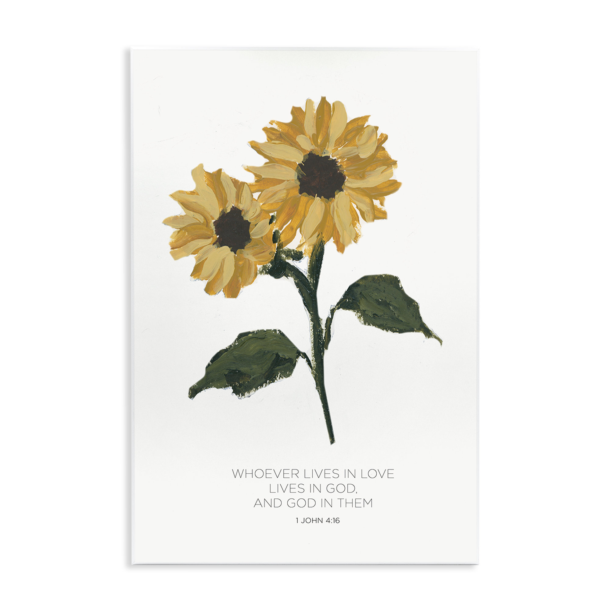 Stupell Industries Proverb with Sunflowers Wall Plaque Art by Lucille ...
