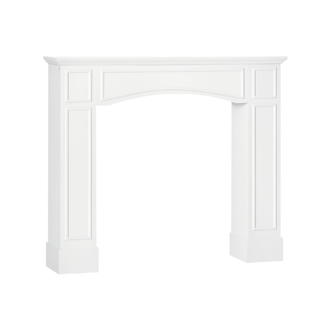 Lark Manor Modern Surround Fireplace Mantels, Interior Width 29", White ...
