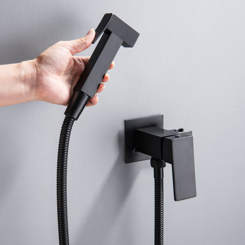 SHAMANDA Elongated Wall Mount Bidet with Faucet & Reviews | Wayfair