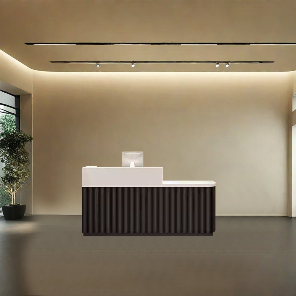 Artistic Soul XKX Premium Furniture Rectangular Modern Front Desk ...