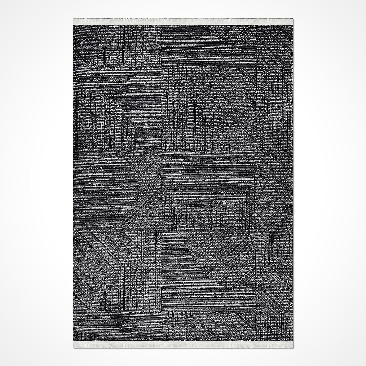 Ebern Designs Modern Gray Machine Washable Non-Slip Area Rug | Wayfair