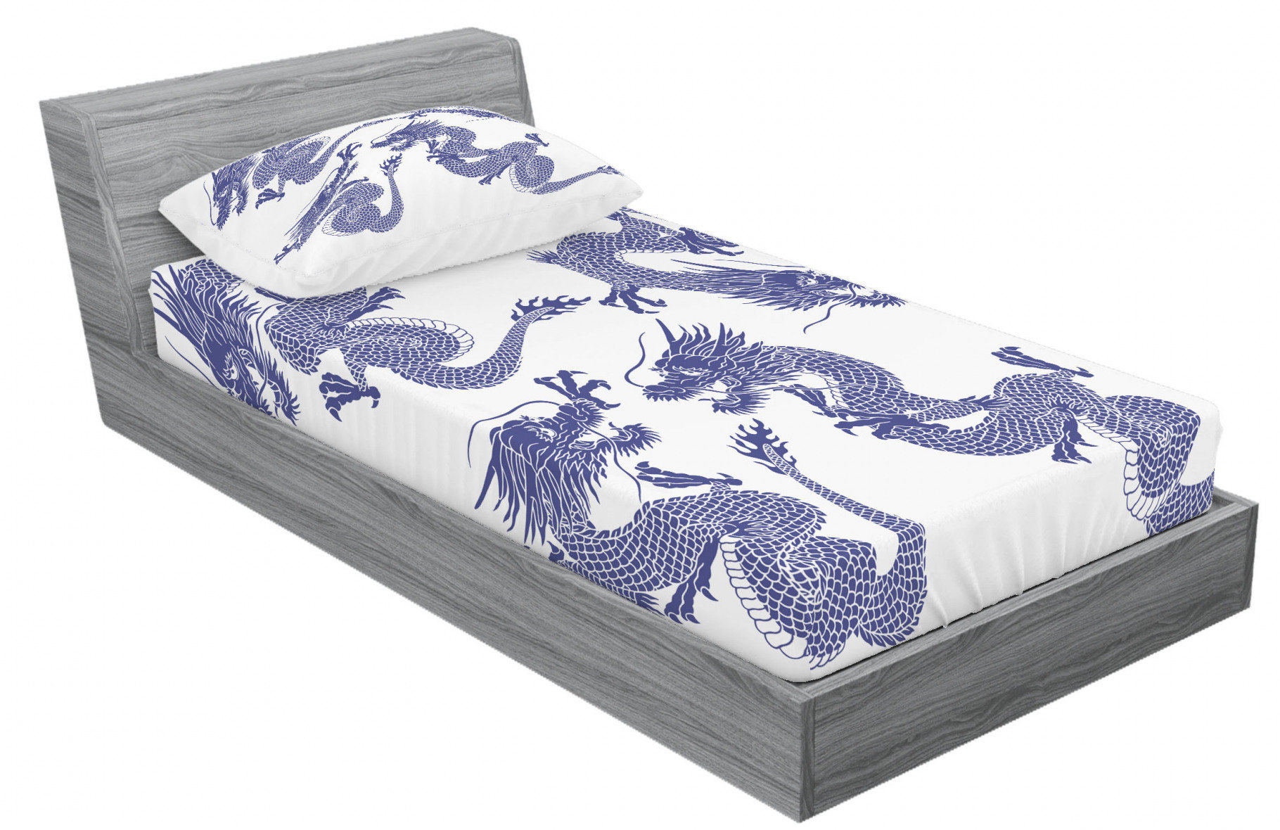 Ambesonne Dragon Sheet Set | Wayfair