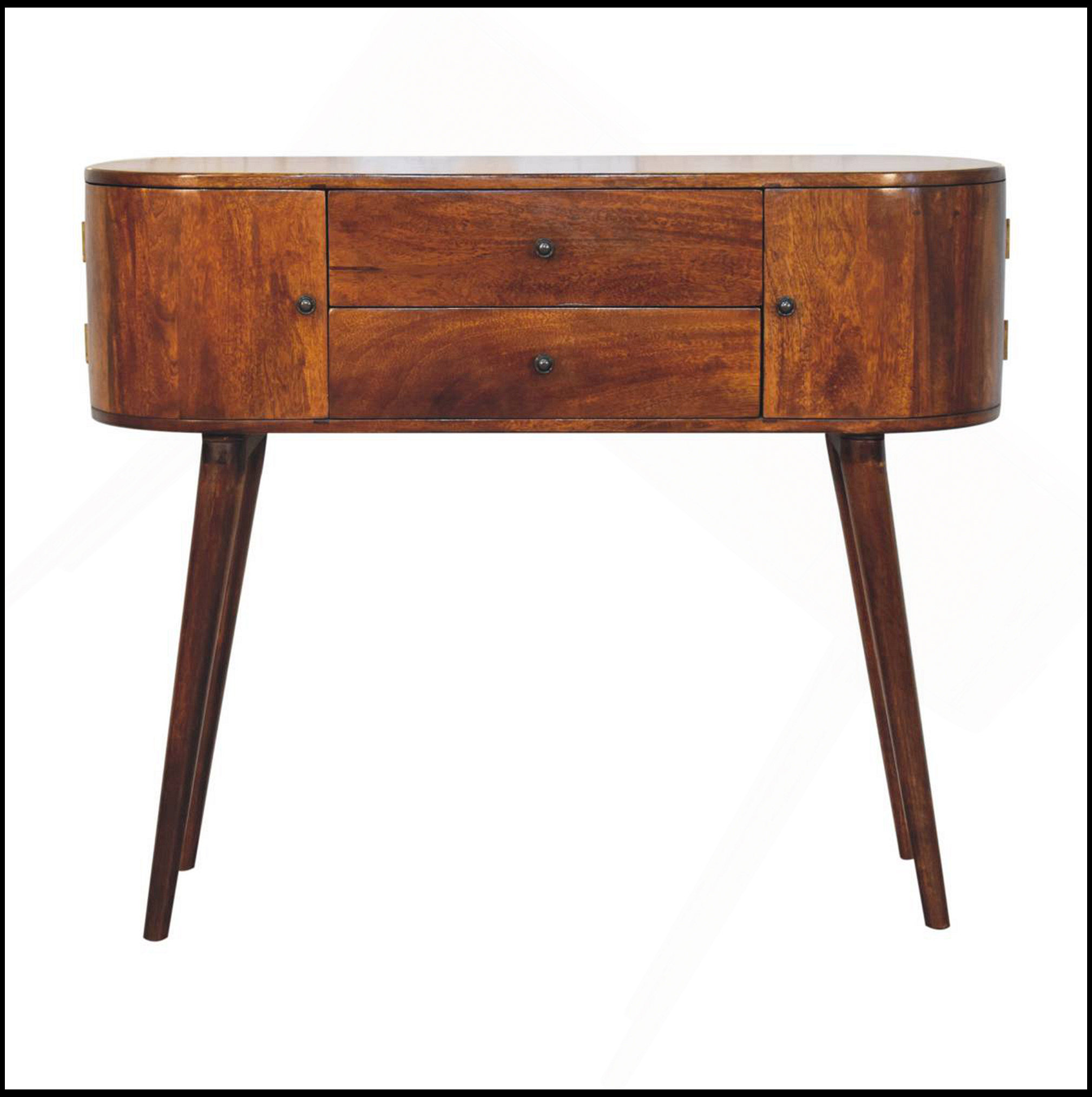 Corrigan Studio® Solid Wood Grove Chestnut Console Table | Wayfair