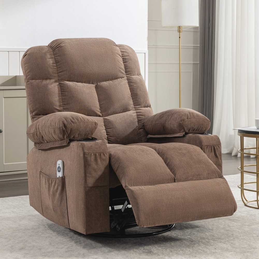 Latitude Run® Meletios Upholstered Massage Chair | Wayfair