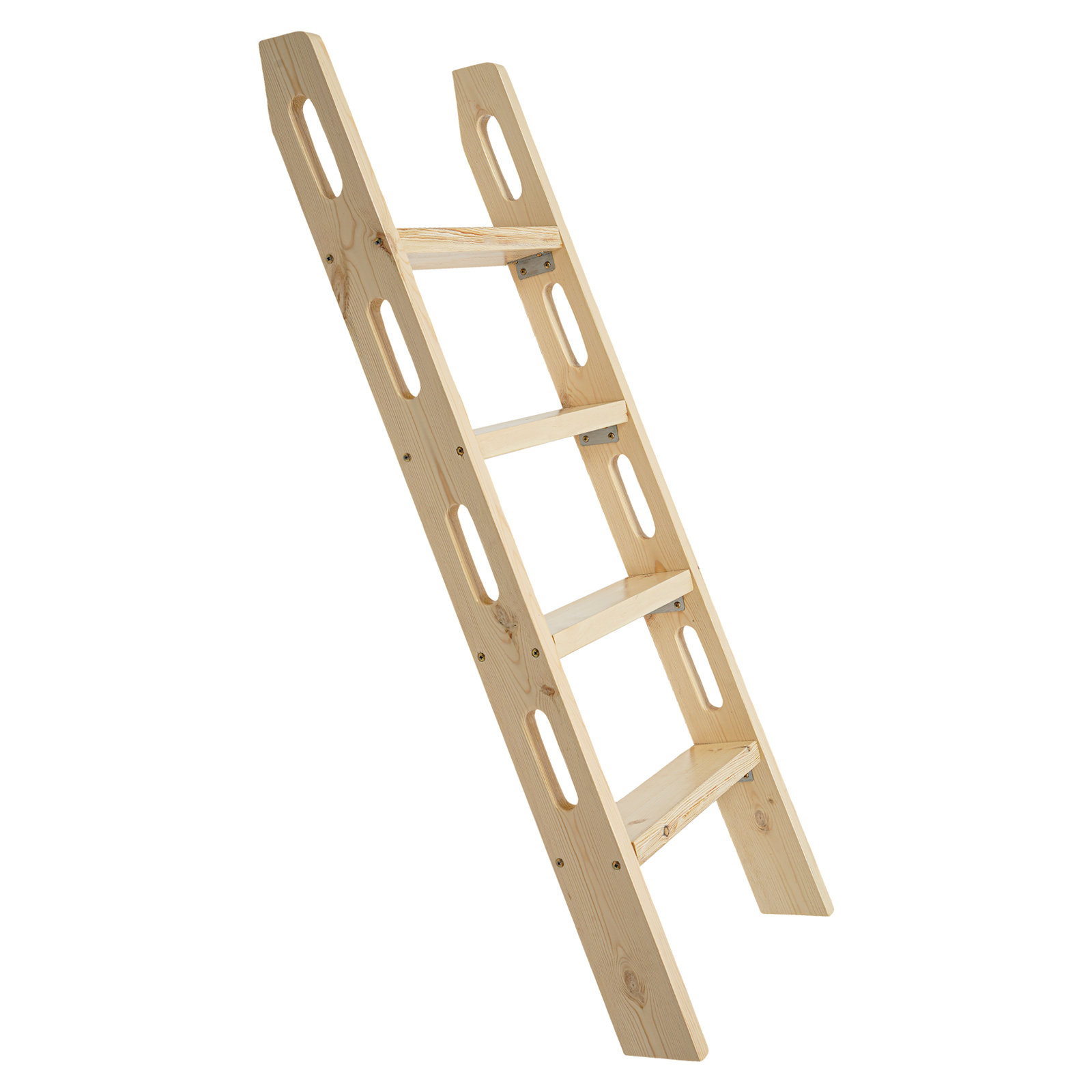 Latitude Run® Varnam 4 - Step Wood Ladder | Wayfair
