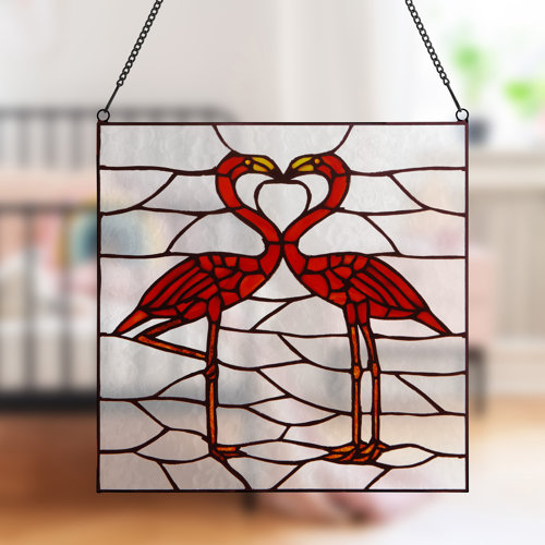 Square Shaped Stained Glass Panels You'll Love | Wayfair