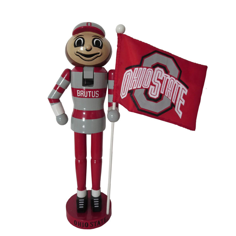 Santa's Workshop NACC OH State Mascot Flag Nutcracker & Reviews | Wayfair