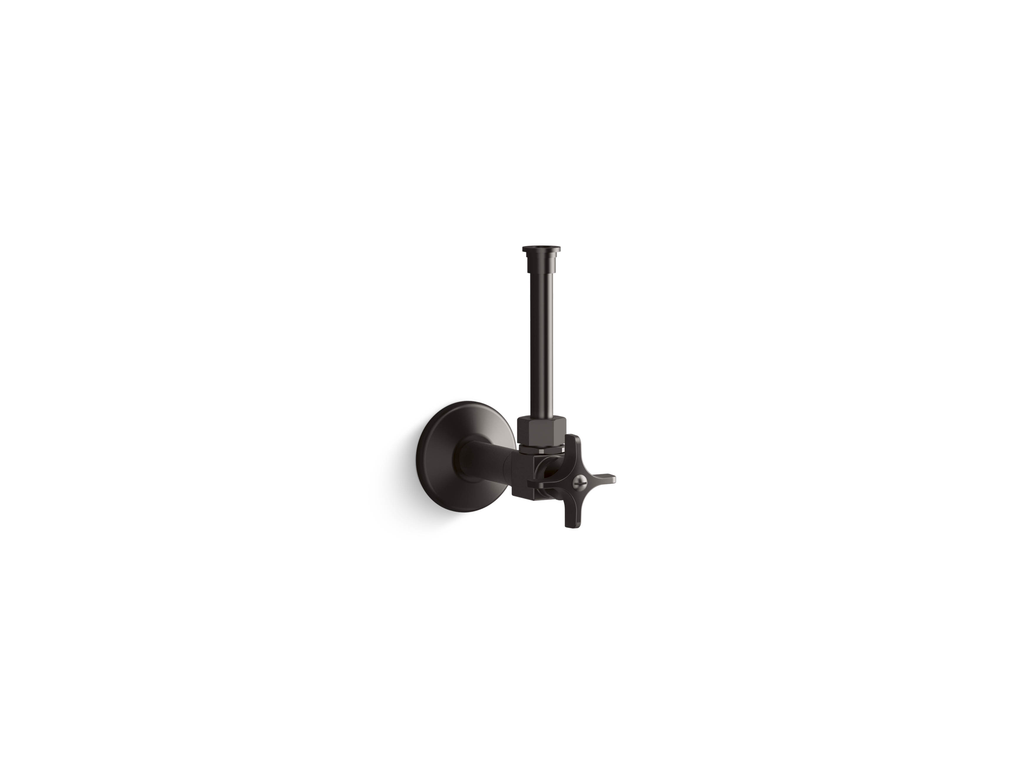 Kohler 1/2 In. Angle Supply With Stop Cross Handle And Rigid Vertical ...