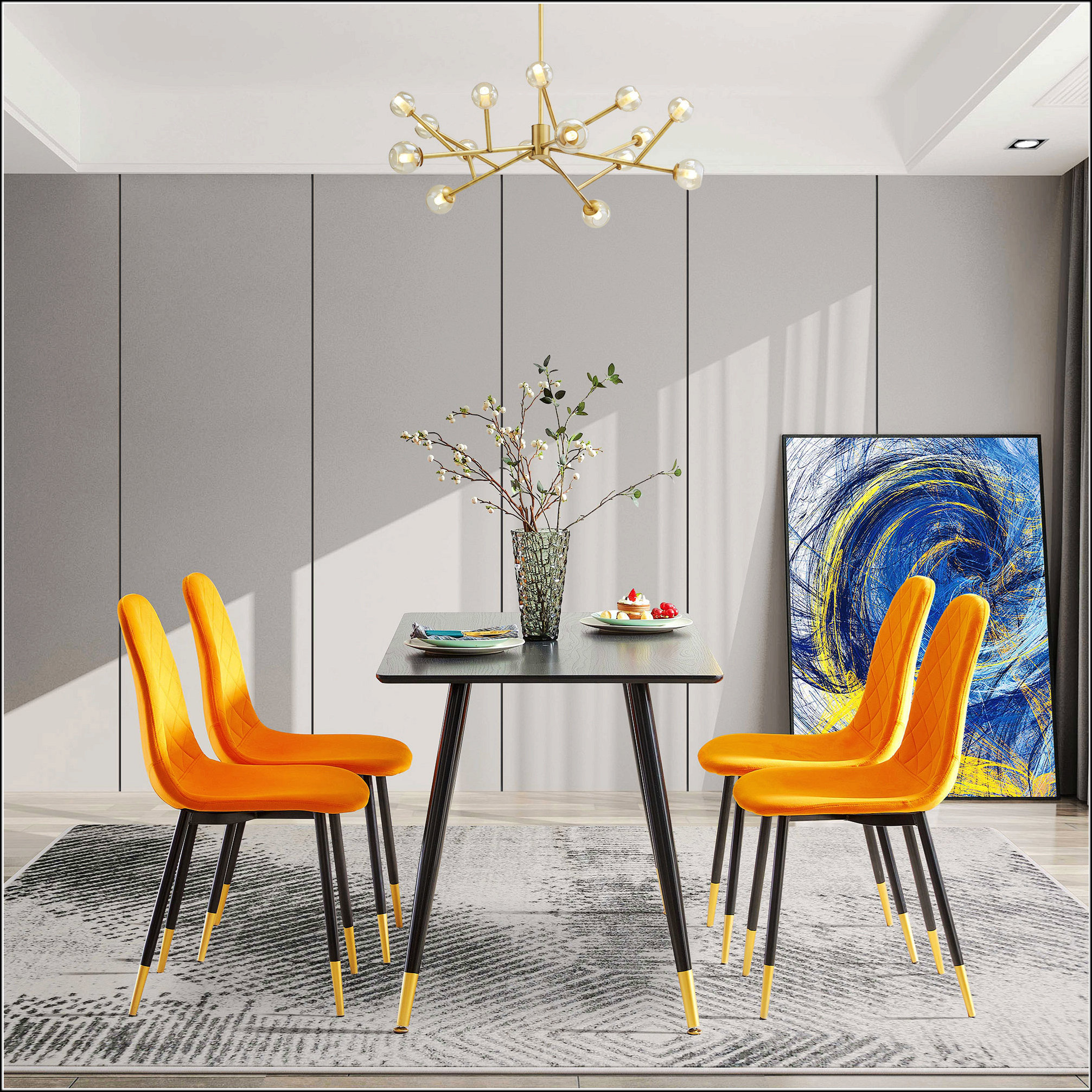 Ebern Designs Versatile Modern Dining Table For Smart Homes, Enhancing ...