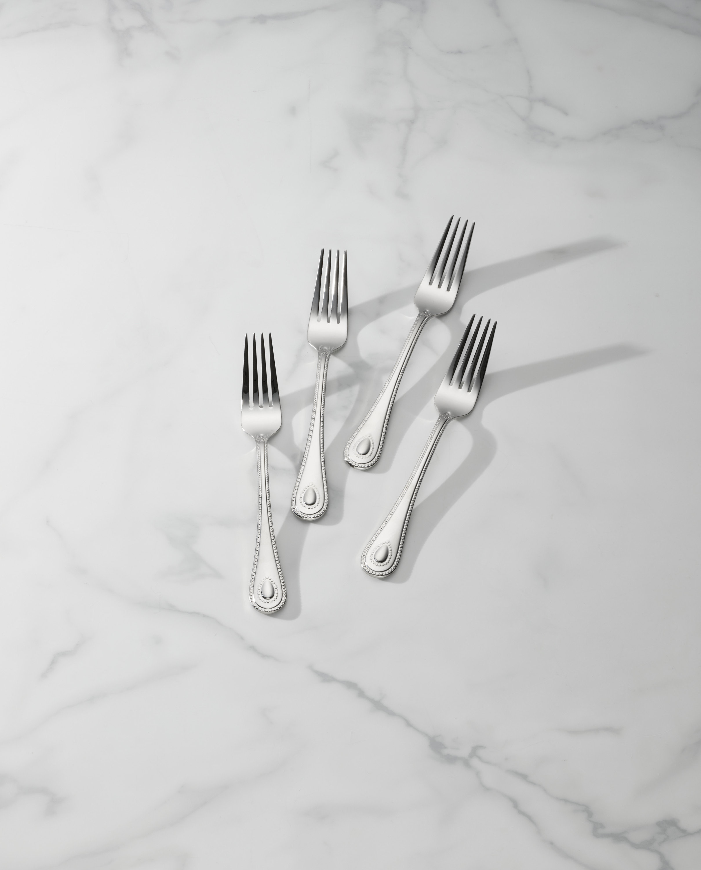 Lenox French Perle Dinner Forks, Set of 4 | Wayfair