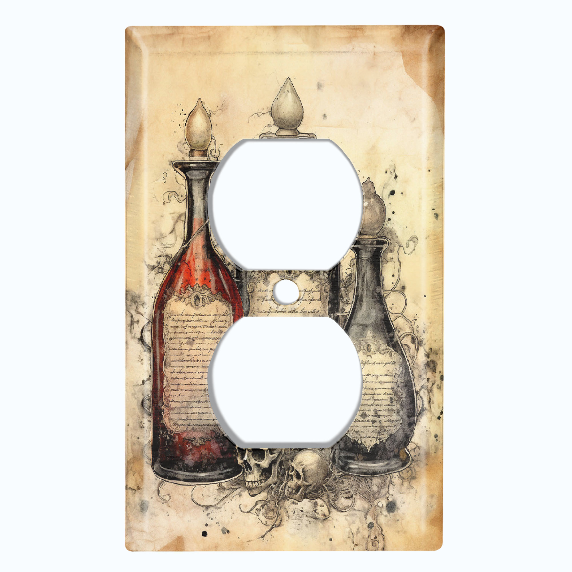 WorldAcc Metal Light Switch Plate Outlet Cover (Halloween Potion ...