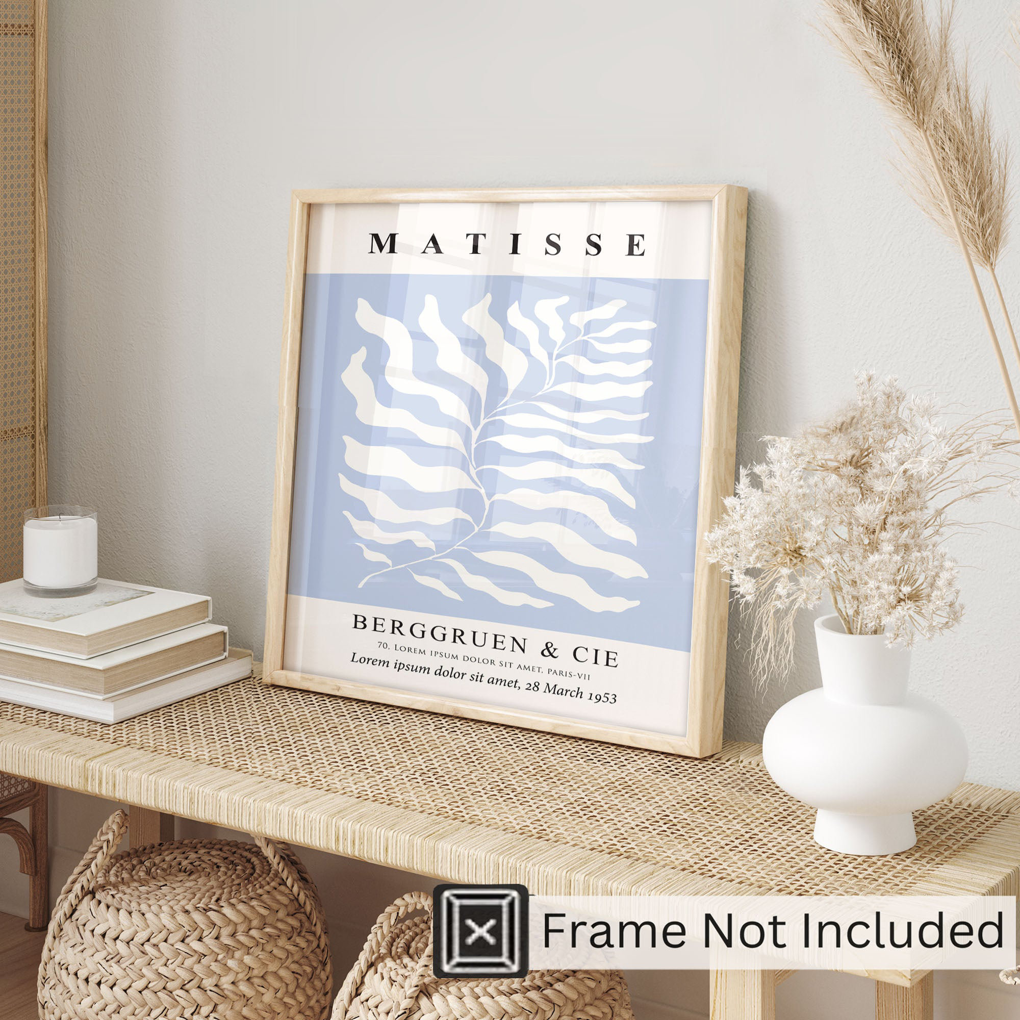 Vault W Artwork Botanical Henri Matisse Botanical Soft Blue II Mid ...