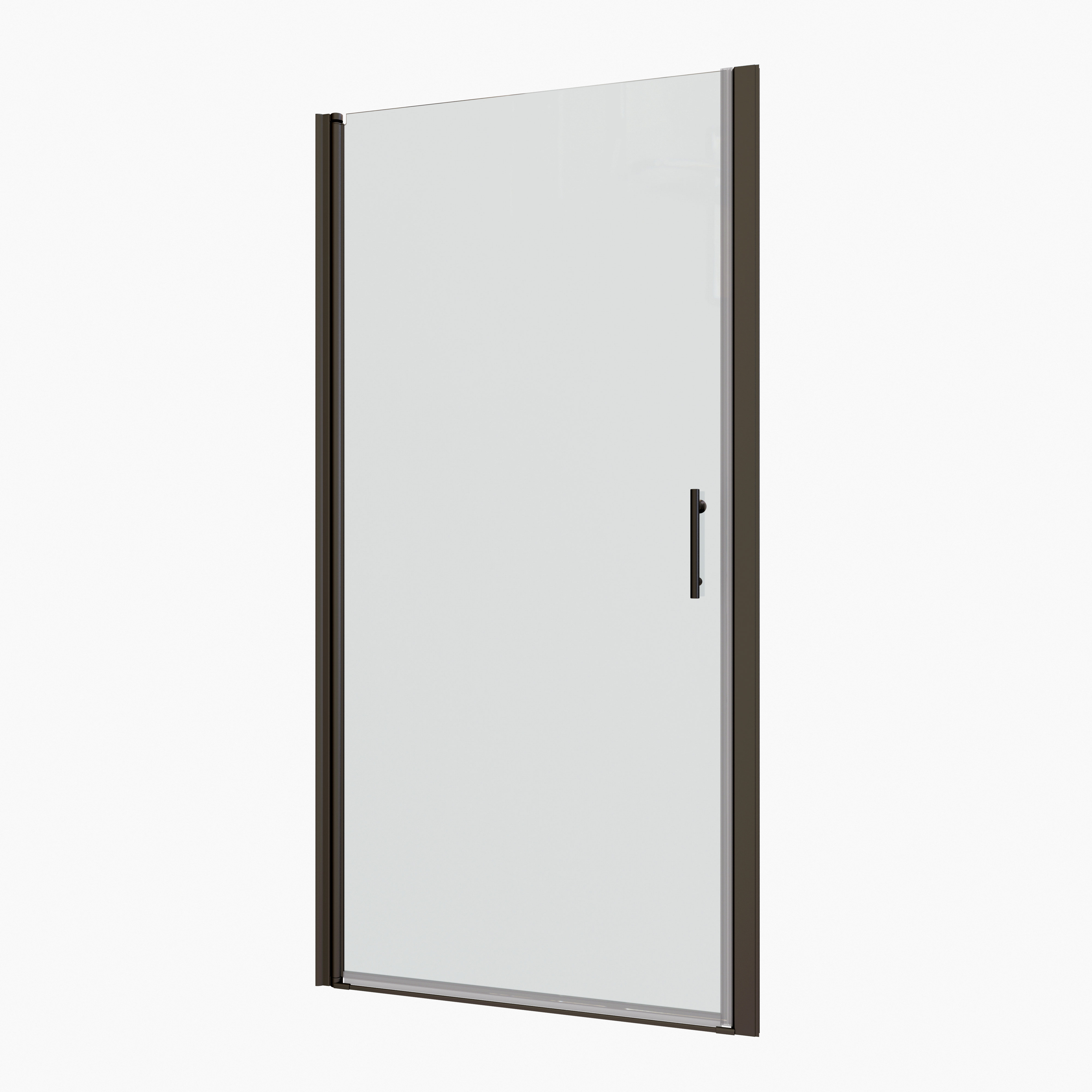 LICEN-Home 36"-37"W 3/8" Adjustment,Universal Pivot Shower Door, Open ...