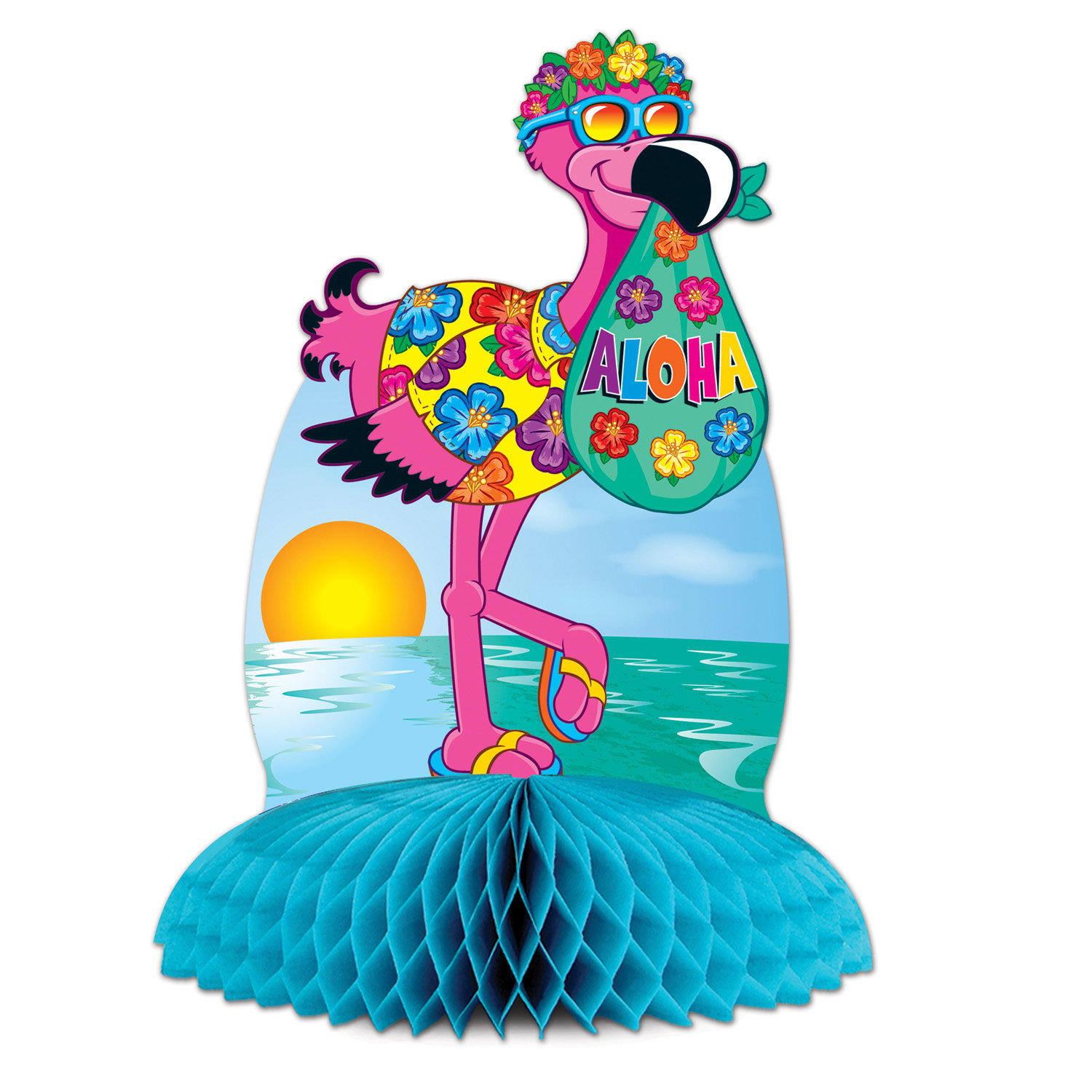 Bay Isle Home™ Flamingo Centerpiece - Pack of 12 | Wayfair