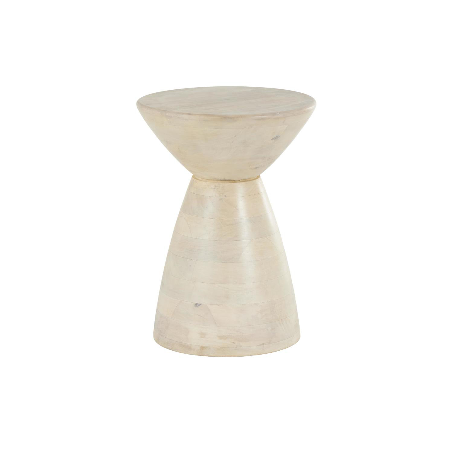 Ivy Bronx Cole And Grey Mango Wood Accent Table | Wayfair