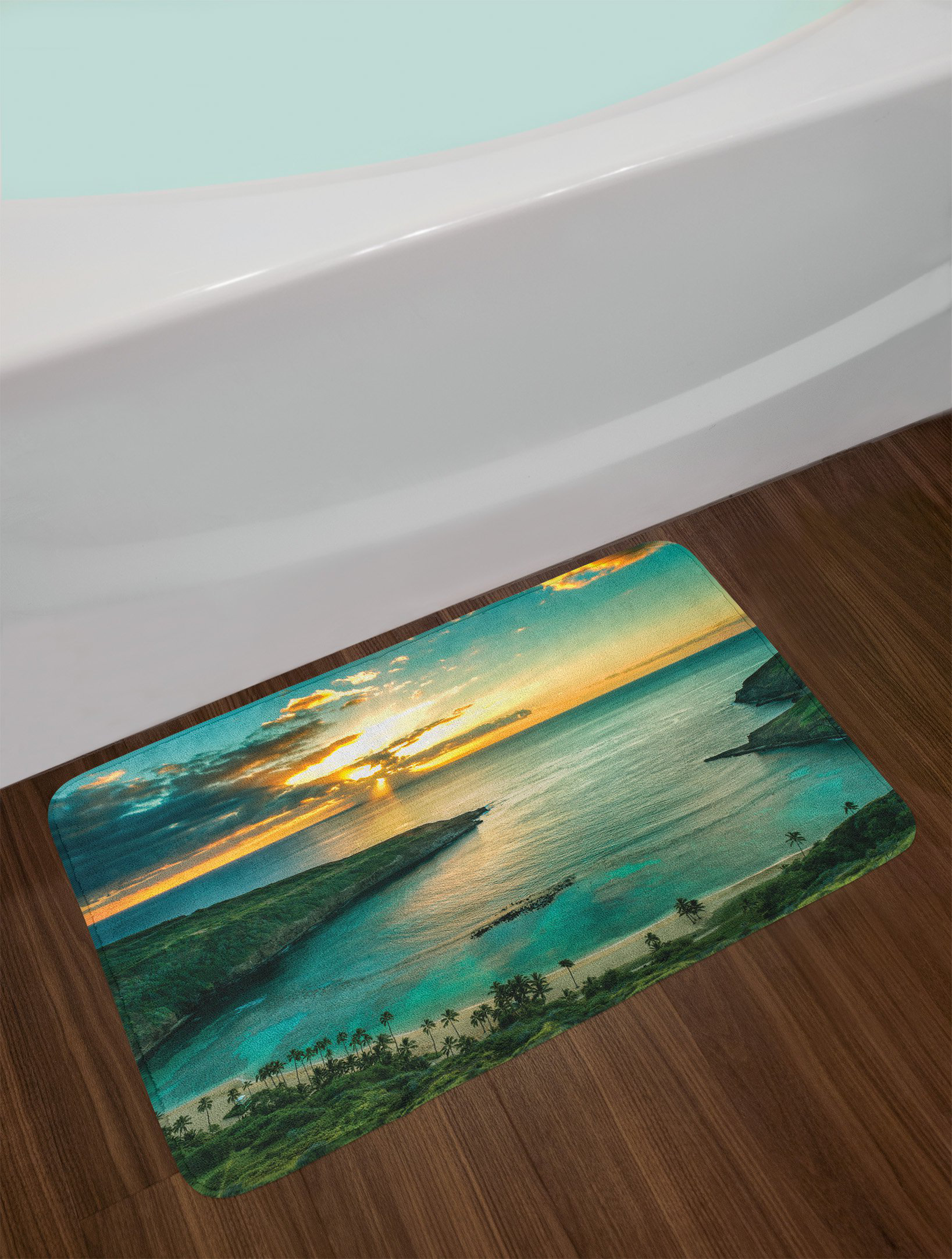 East Urban Home Hawaiian Sunrise over Hanauma Bay Oahu Hawaii Sunbeams ...