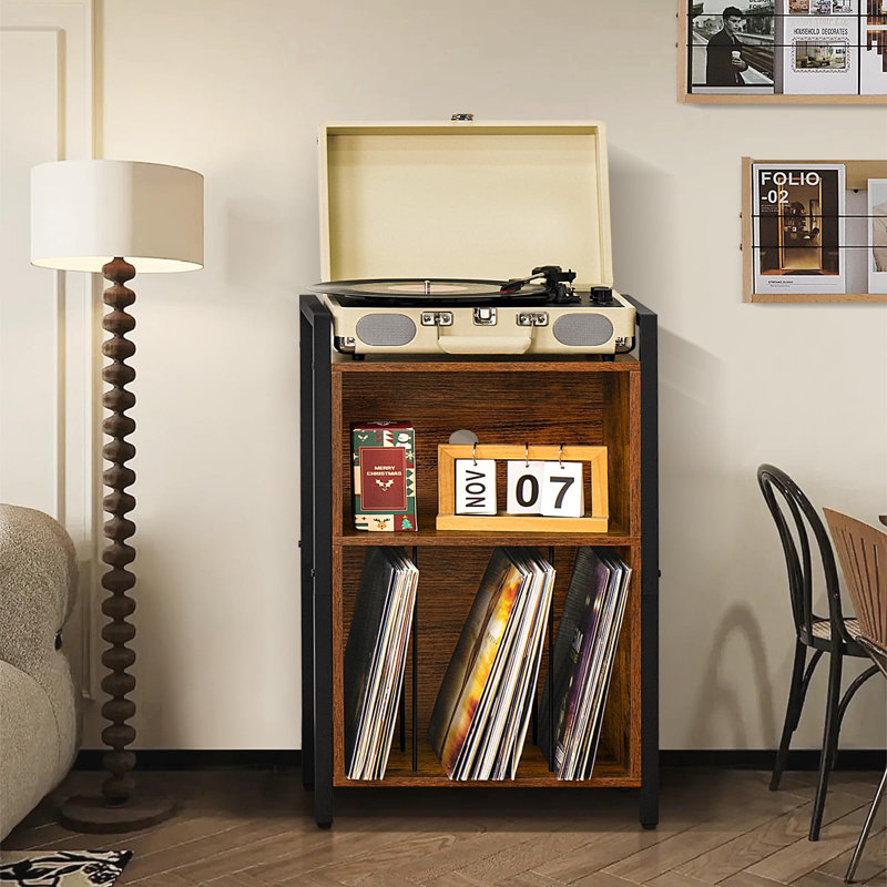 Hokku Designs Record Audio Rack | Wayfair