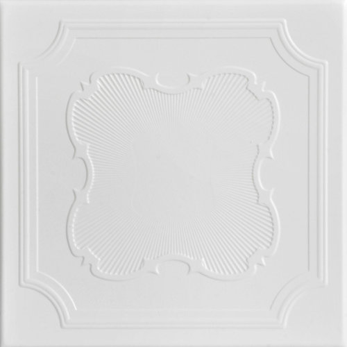 A La Maison Ceilings Coronado 1.6 ft. x 1.6 ft. Polystyrene Glue-up ...
