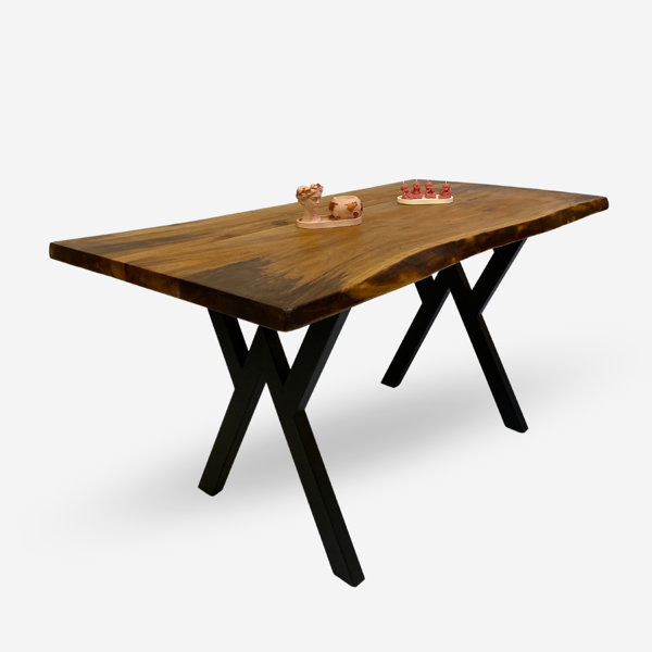 Union Rustic Simmonsville Solid Wood Dining Table | Wayfair.co.uk