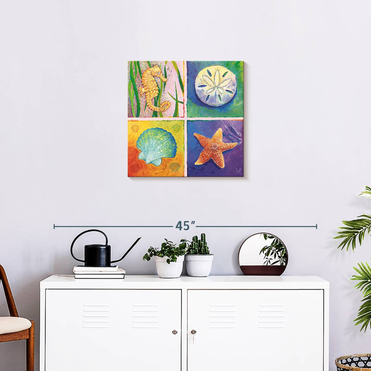 Breakwater Bay Aletra Sea Life Panel II | Wayfair