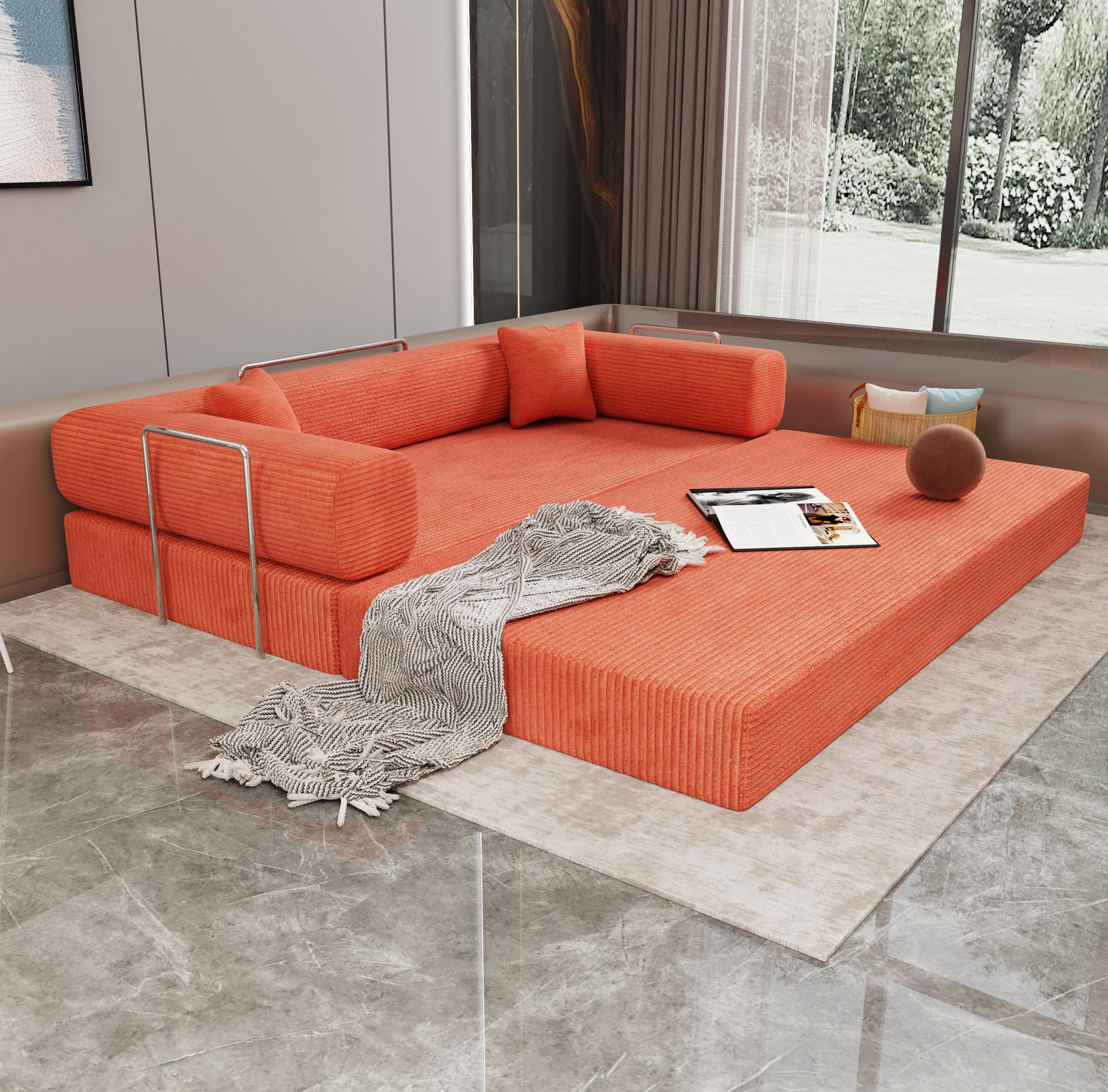 George Oliver Double Sofa, Sofa Bed, Multifunctional Compression Sofa ...