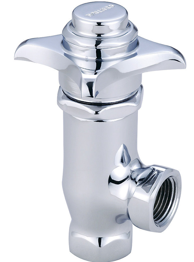 Central Brass Self Closing Angle Stop with Arm Handles | Wayfair