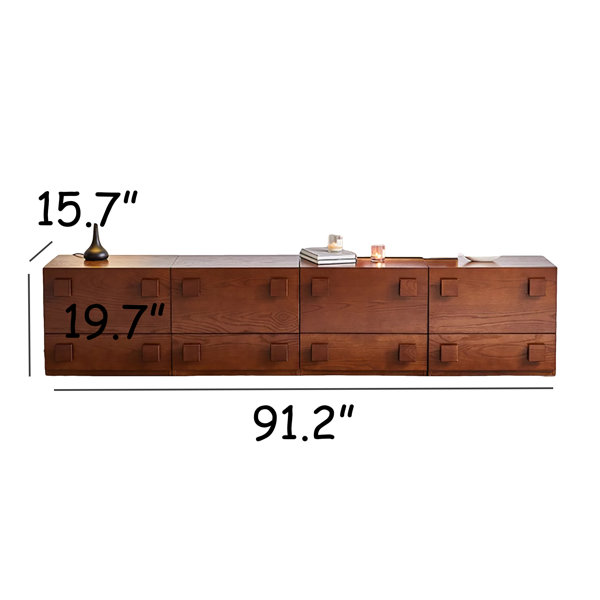 Hokku Designs Tervel 91.2'' W Storage Credenza & Reviews - Wayfair Canada