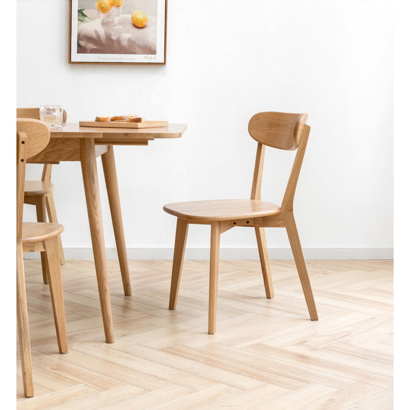 Corrigan Studio® Babbette Solid Wood Side Chair Dining Chair & Reviews ...