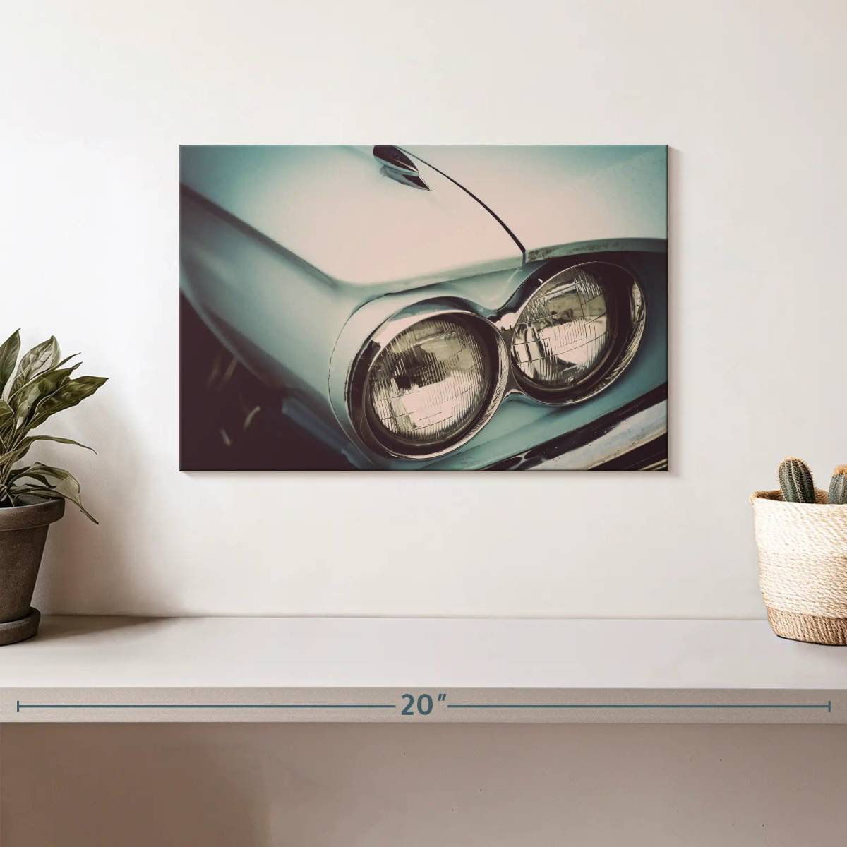 Ebern Designs Mehar Old Car Vignette | Wayfair