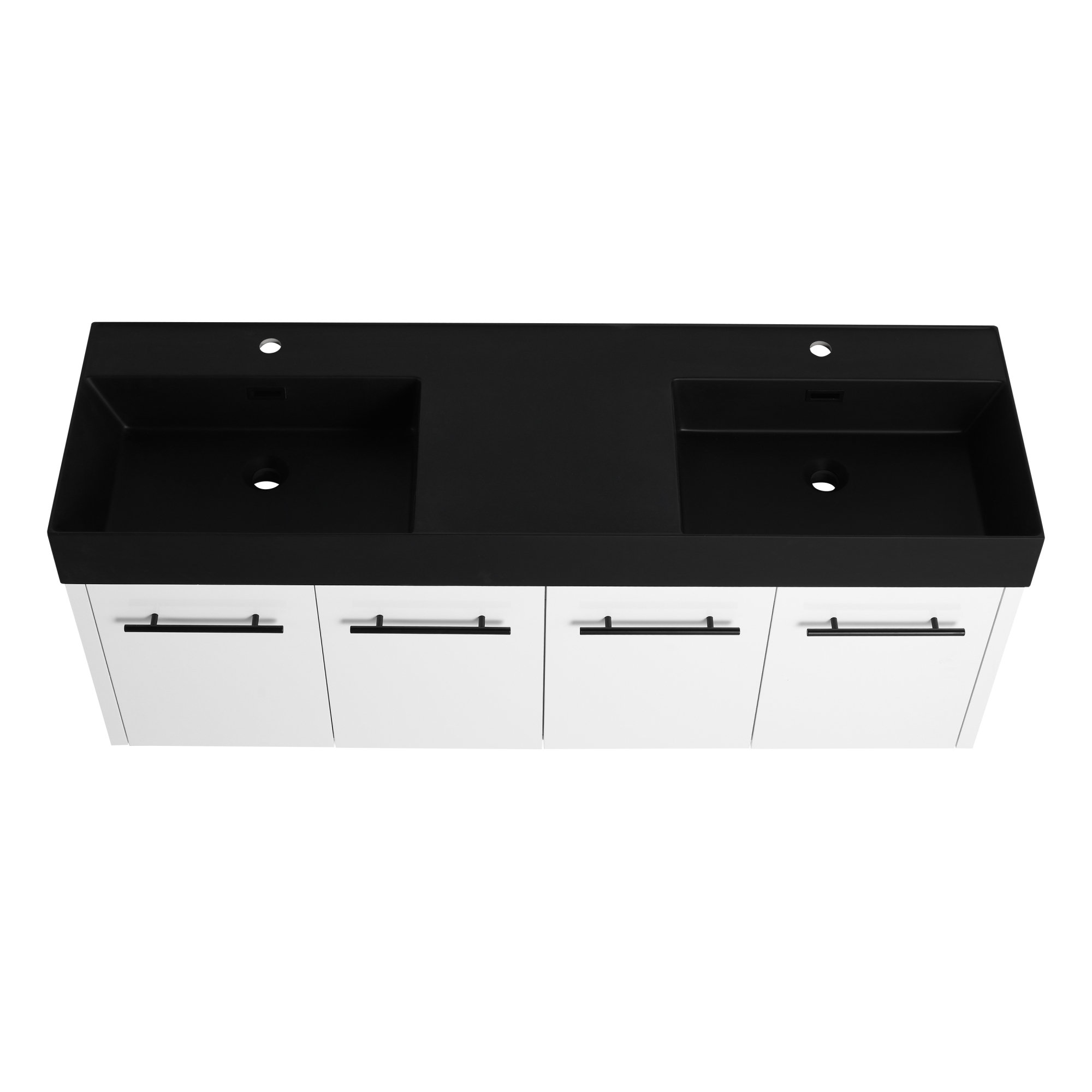 Latitude Run® Modern Eco-friendly Vanity With Resin Sinks For ...