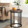 17 Stories Jotham Side Table, Round End Table for Living Room, Bedroom ...