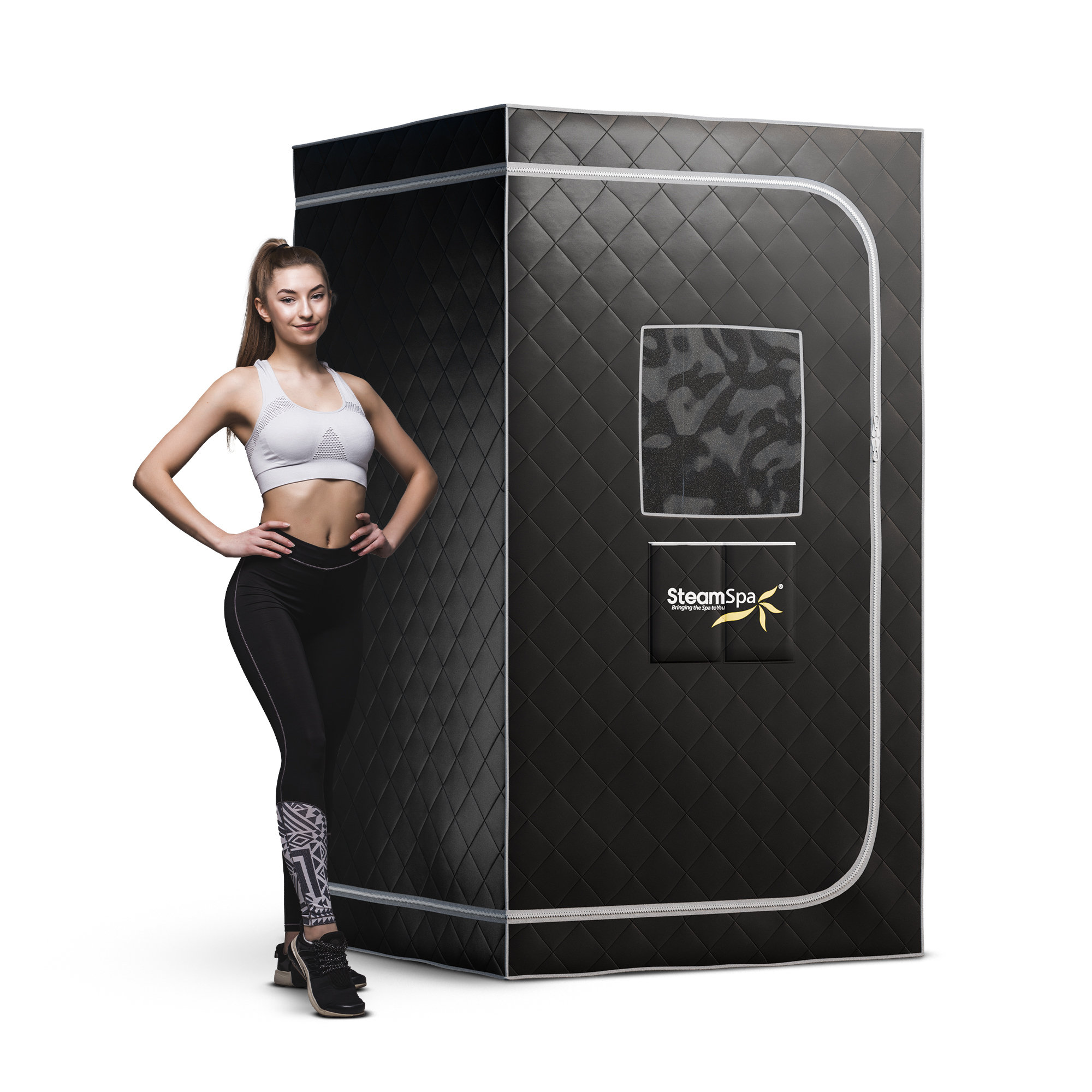 Steam Spa SteamSpa Portable 1-Person Home Sauna with 2-Litre Steam ...