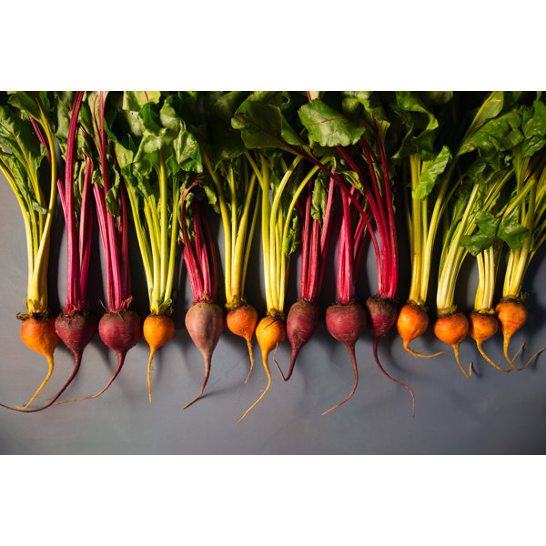 Rosalind Wheeler Mix Of Red And Gold Beets On Canvas by Ekaterina ...