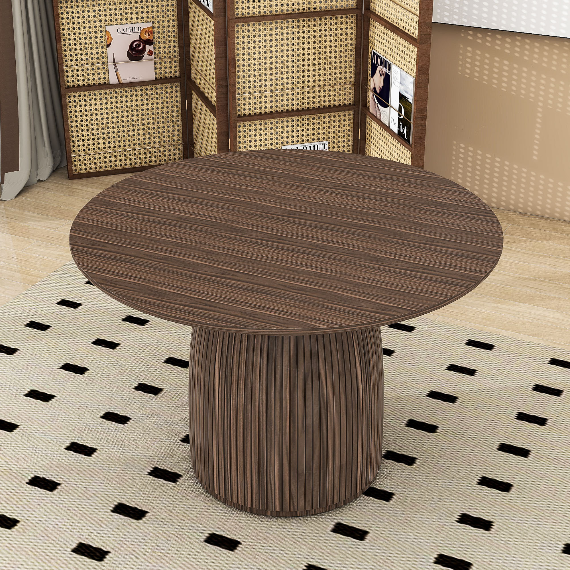 Latitude Run® Kyndrick Wood Dining Table, Multi-Purpose Coffee Table ...