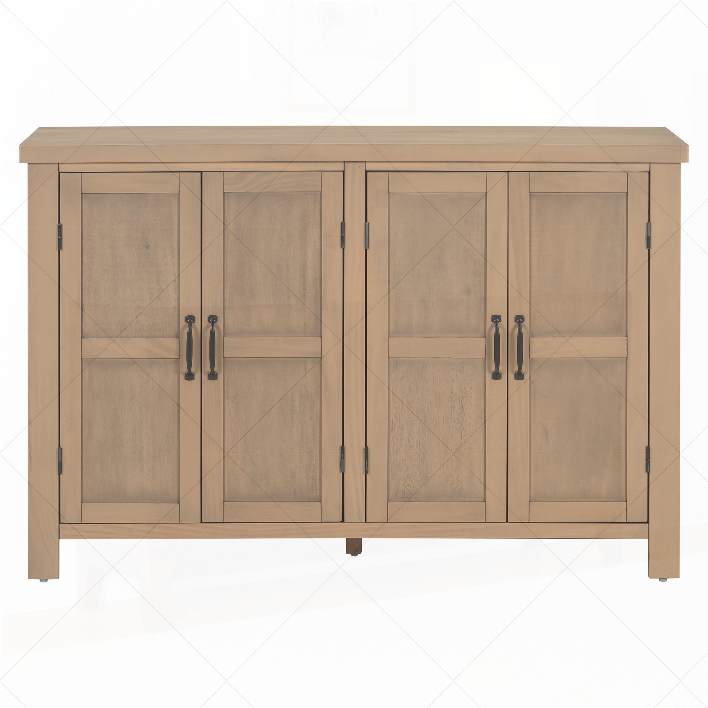 Lark Manor 4-Door Storage Sideboard with Adjustable Shelves and Retro ...