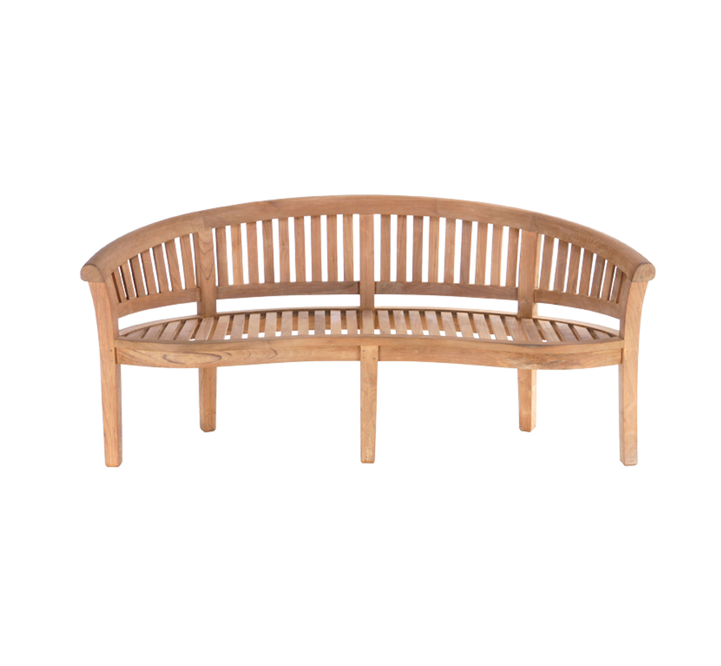 Chic Teak Peanut Teak Garden Bench & Reviews | Perigold