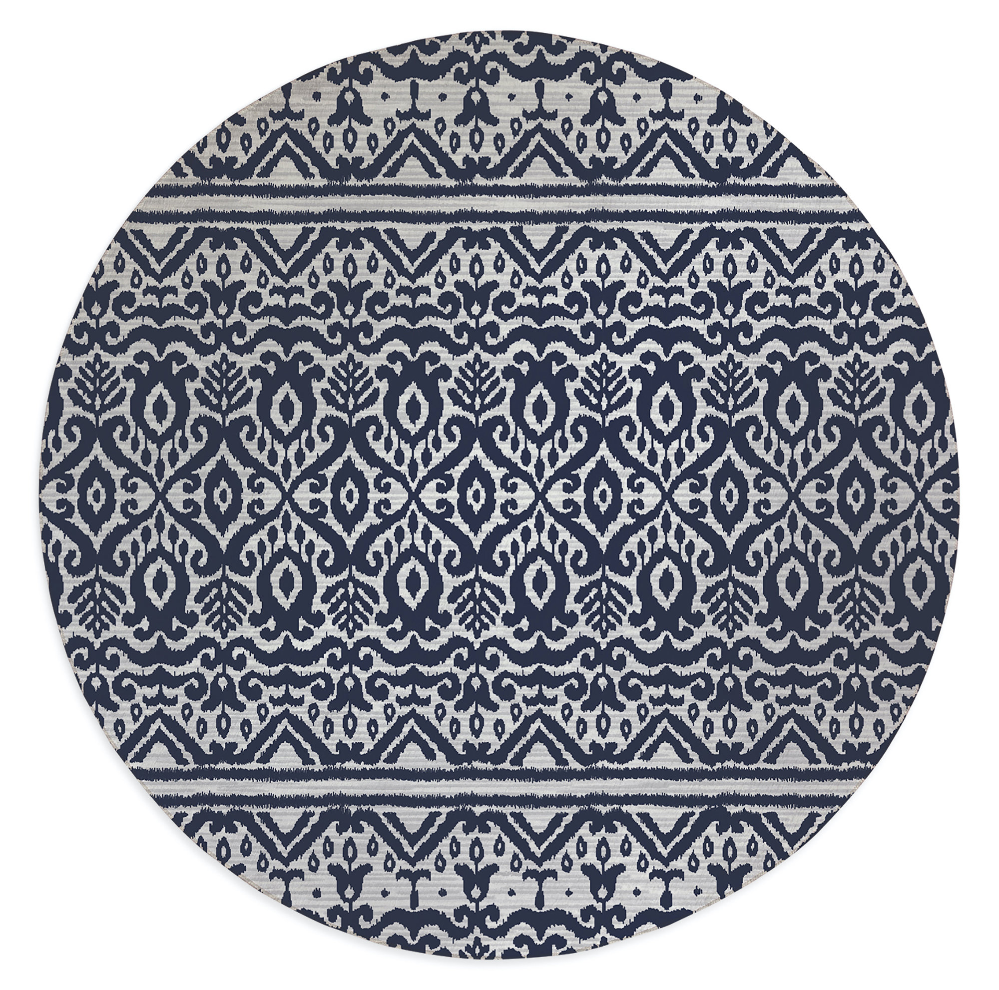 KAVKA DESIGNS Kayla Low Pile Carpet Beveled Round Chair Mat | Wayfair