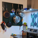 Prep & Savour Steel Rectangle Wall Mounted Pot Rack & Reviews | Wayfair