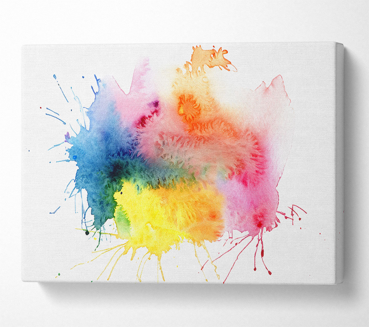 Metro Lane Colliding Colours Canvas Watercolour | Wayfair.co.uk
