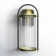 Beachcrest Home Laux 1 - Light 17.04'' H Gold Black Glass Outdoor Wall ...