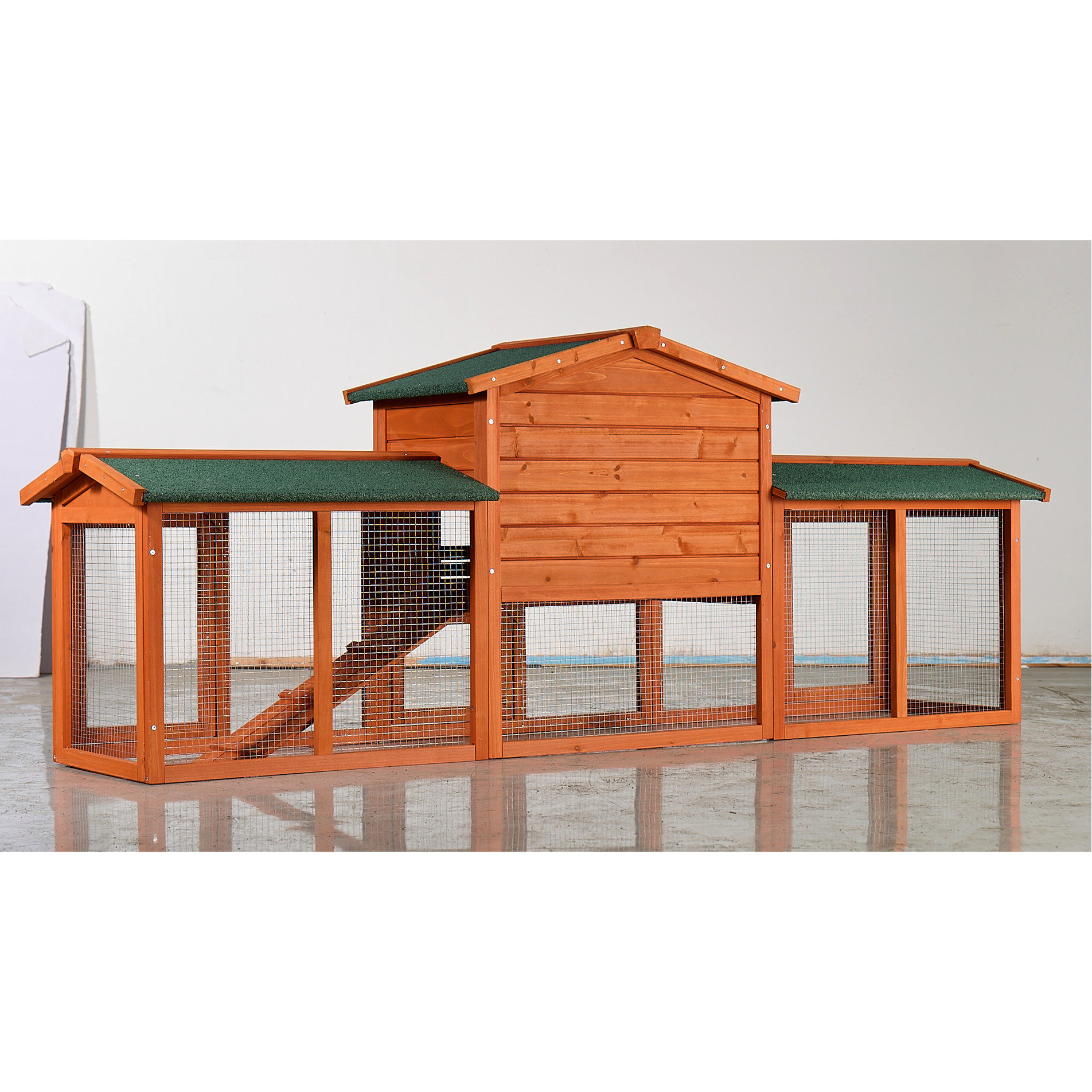 One Allium Way® Classic Outdoor Rabbit , Large Wooden Construction With ...