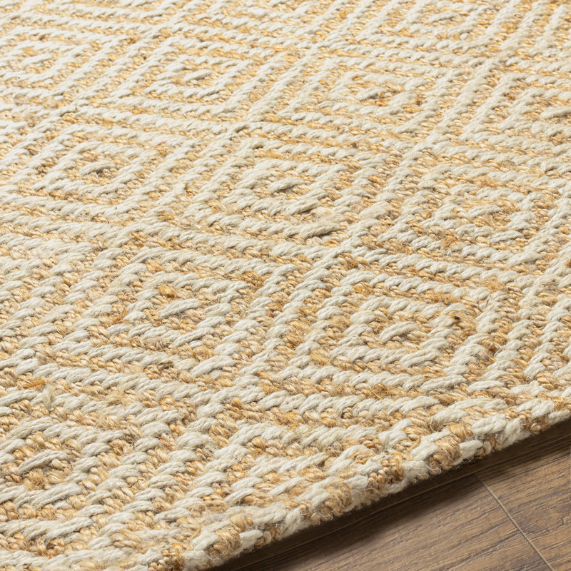 Union Rustic Anelija Hand Braided Jute/Sisal Geometric Rug | Wayfair