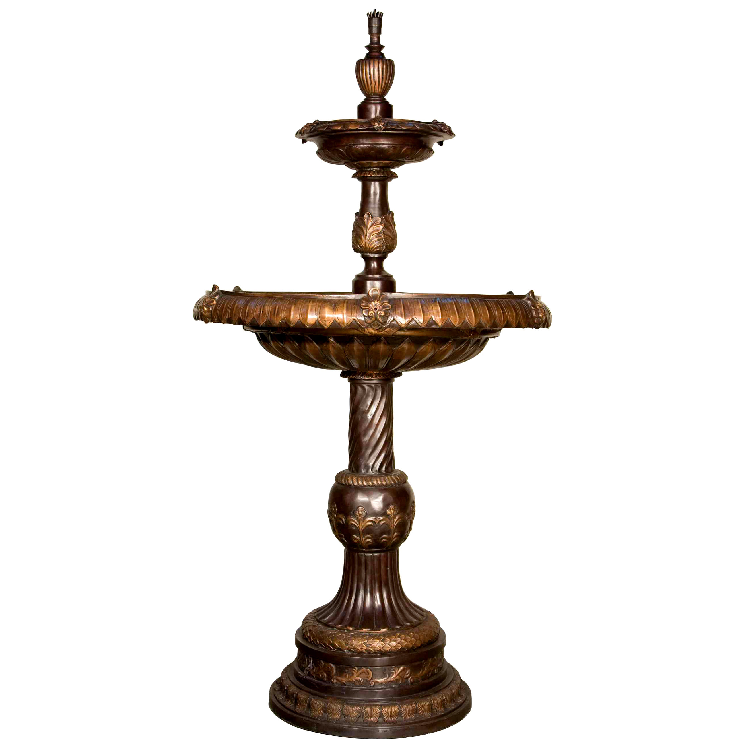 Metropolitan Galleries Bronze Leaf Fountain | Wayfair