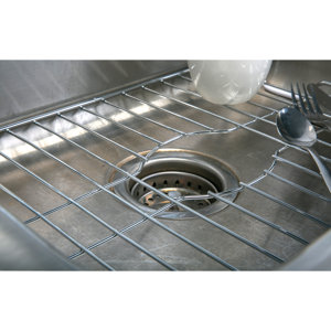 Kitchen Details Sink Protector Stainless Steel Drain Tray & Reviews ...