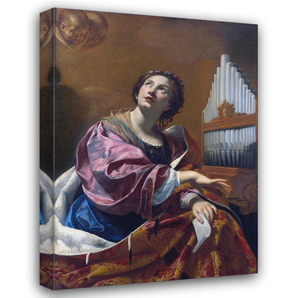 Alcott Hill® "Saint Cecilia" by Simon Vouet - Gallery Wrap Canvas Wall ...