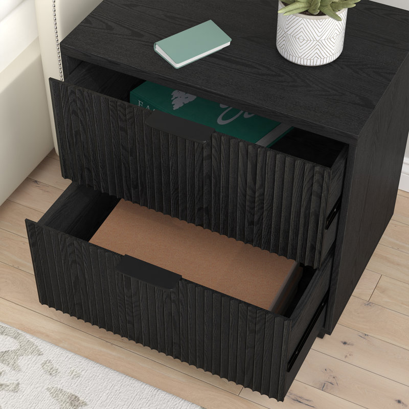 Latitude Run® Bossett 24" Wide Rectangular Nightstand & Reviews | Wayfair