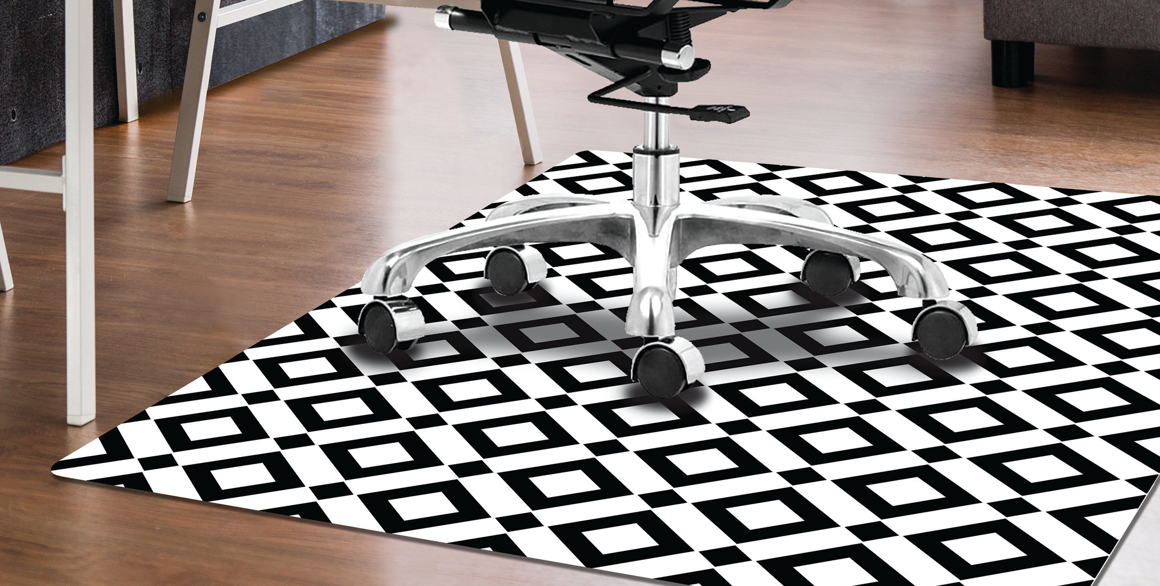 Deflect-O Corporation Hard Floor Straight Rectangular Chair Mat | Wayfair