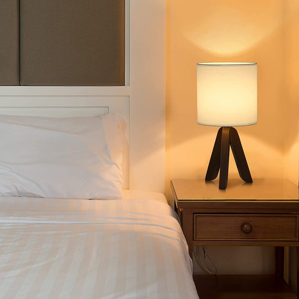 George Oliver Graycee Wood Accent Lamp & Reviews | Wayfair